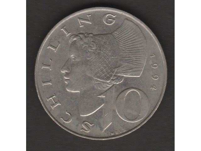 10 Schilling, Šilinga - 1994 - Austrija
