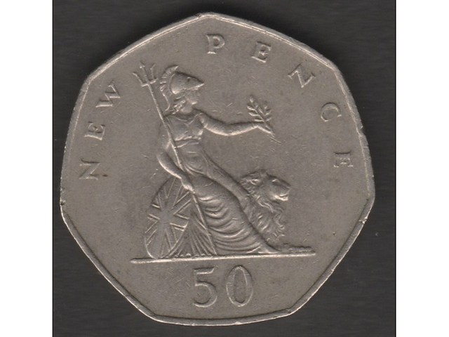 50 New Pence - 1977 - Velika Britanija, United Kingdom