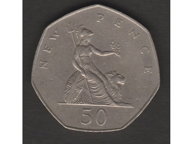 50 New Pence - 1969 - Velika Britanija, United Kingdom