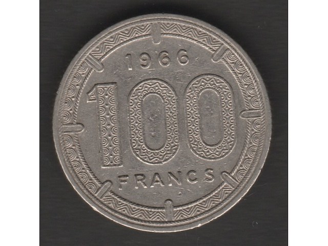 100 Francs - 1966 - Central African States