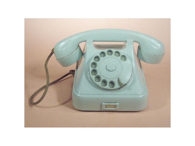 Retro TELEFON Iskra Kranj ATA 12-Tirkizni -