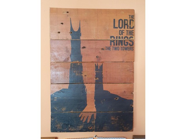 LORD OF THE RINGS Trodelna dekoracija za zid