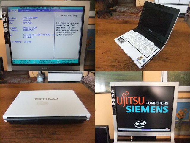 Fujitsu Amilo MINI Ui 3520-delovi ISPRAVAN