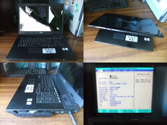 Fujitsu Siemens Amilo Li 3910 lap-delovi