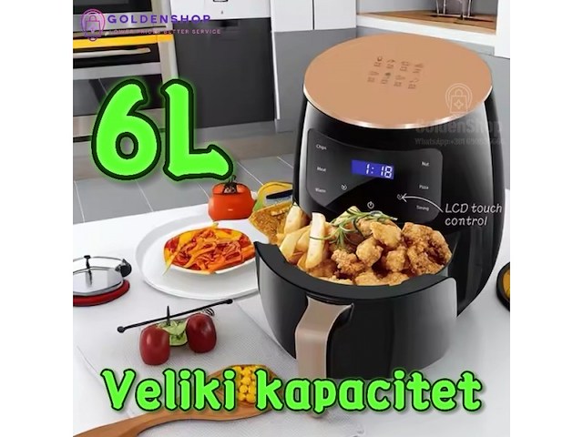 Friteza Na Vruc Vazduh Silver Crest Air Fryer 6L i 10L