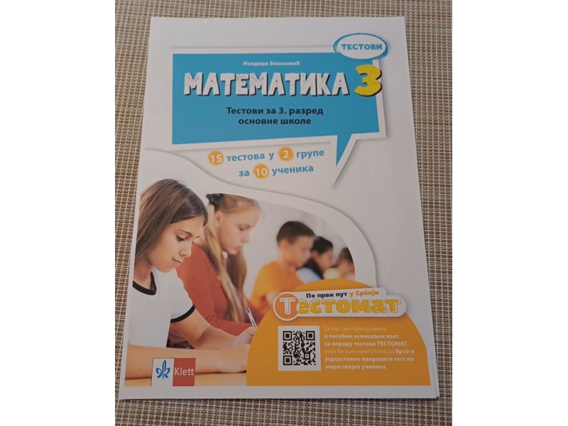 Testovi iz matematike za 3. razred KLETT- NAJNOVIJI