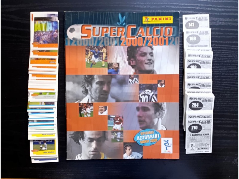 Super Calcio 2000 2001 Panini album i set sličica