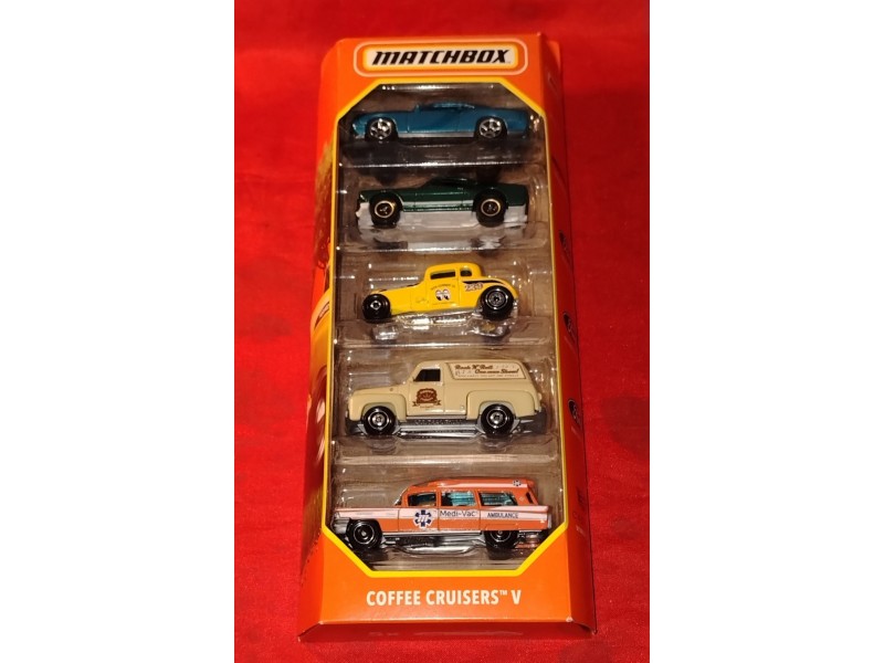 Matchbox Coffee Cruisers 5-Pack