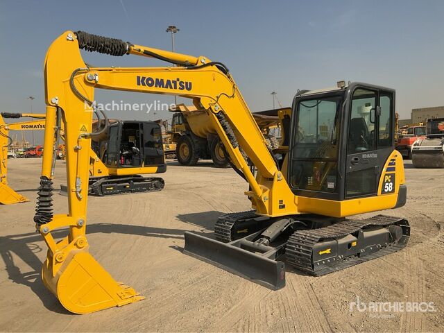 Prodaje se Komatsu PC58-8 mini bager na aukciji
