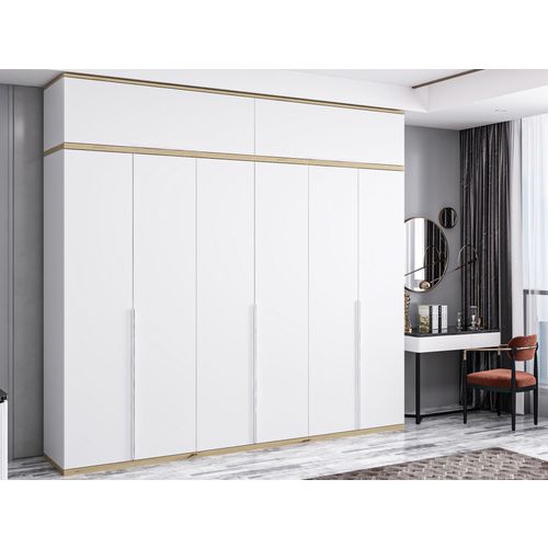 Kale Line - 8861 White Wardrobe