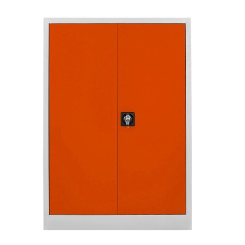 Js1002Tu Grey Orange Locker Storage Cabinet