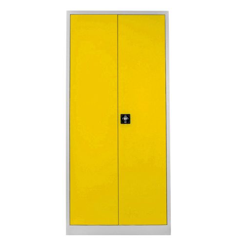 Js1008Sa Grey Yellow Locker Storage Cabinet