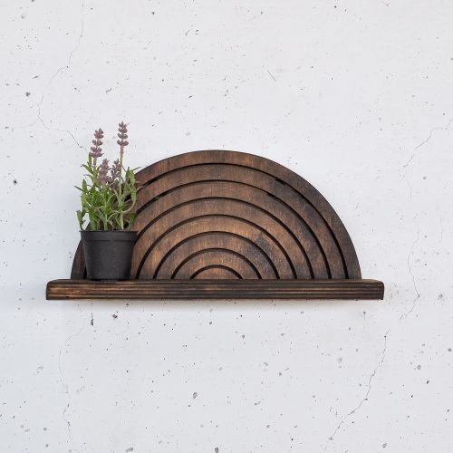 Raf295 Wooden Decorative Wooden Wall Shelf