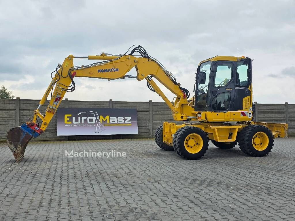 Komatsu PW 98MR-8, 2017 ROK, 5200 MTH, BEZ DPF i ADBLUE bager točkaš