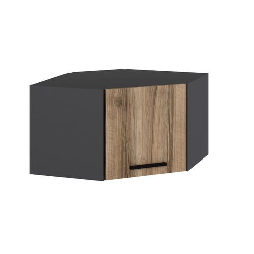 Kale Corner - Anthracite, Dore Anthracite Dore Wall Cabinet