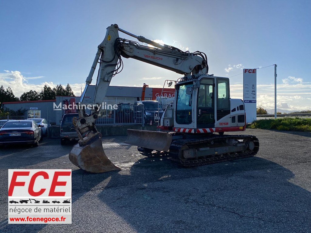 Takeuchi TB 2150-R bager guseničar nakon udesa