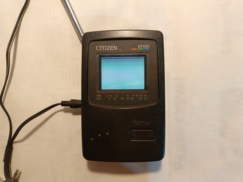 Citizen ST555 portabl mini TV