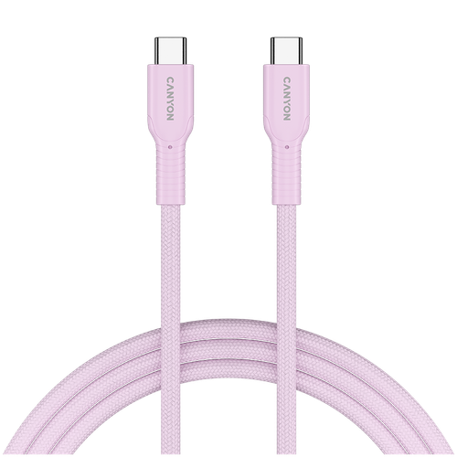 CANYON OnWire 60CL C-C 60W Braided Kabl 1m Pink