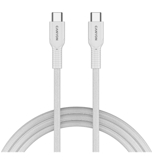 CANYON OnWire 60CL C-C 60W Braided USB-C Kabl 1m - Bela