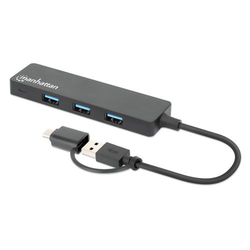 USB-C HUB 4 porta Manhattan 180863 3.2 G1