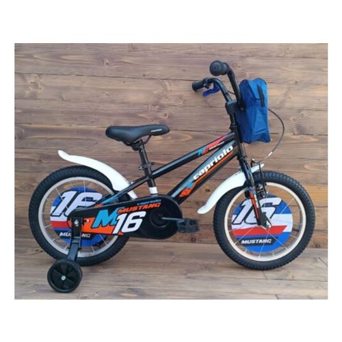 CAPRIOLO BMX 16''HT MUSTANG crno-crveno