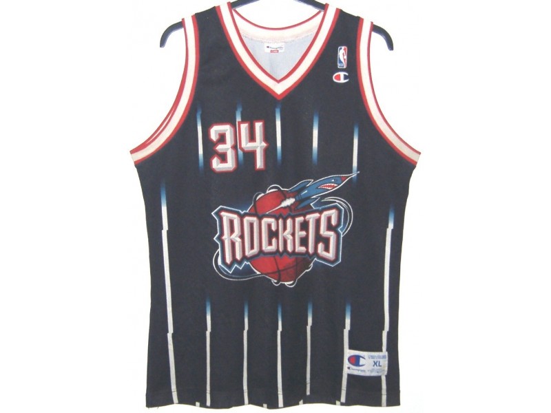 ROCKETS, NBA, OLAJUWON#34, CHAMPION, dres!