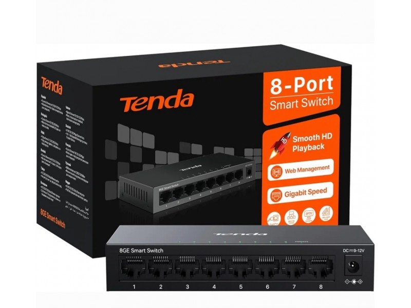TENDA TEG208E Switch sa 8 RJ45 portova do 1000 Mbps