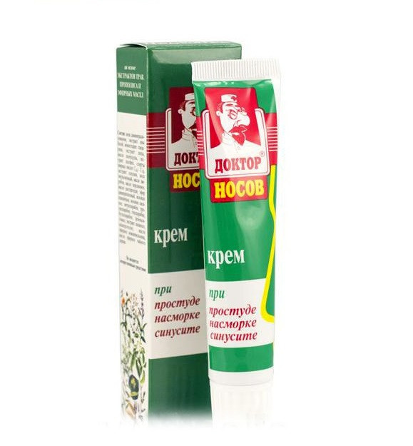 Serija “Doktor Nosov” krema “Zdravo disanje” protiv prehlade, 30 ml.