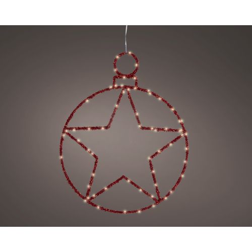 Novogodišnja dekoracija - LED STAR 50cm 489395 - Red - KMG