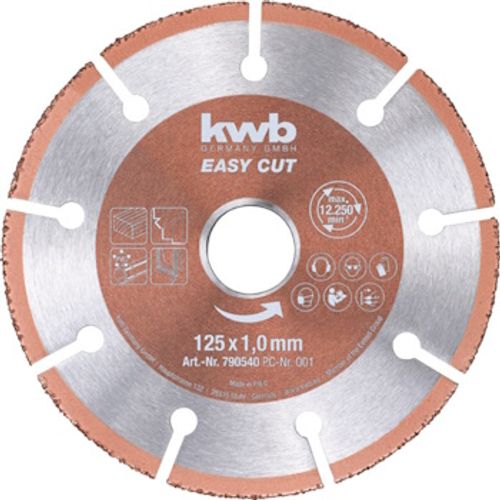 Dijamantska rezna ploča Easy-CUT za drvo, metal, plastiku - 125mm/1mm, Expert
