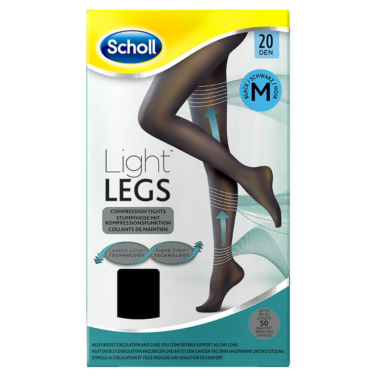 SCHOLL ČARAPE 20DEN BLACK M