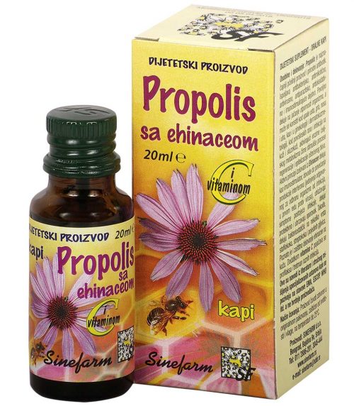 SINEFARM PROPOLIS KAPI EHINACEA I VITAMINOM C 20 ML