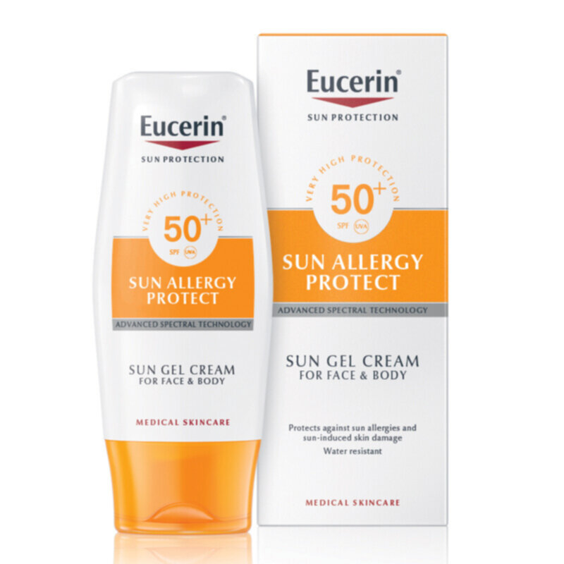Eucerin Sun Krem-gel za zaštitu od sunca i od alergija SPF 50 150 ml