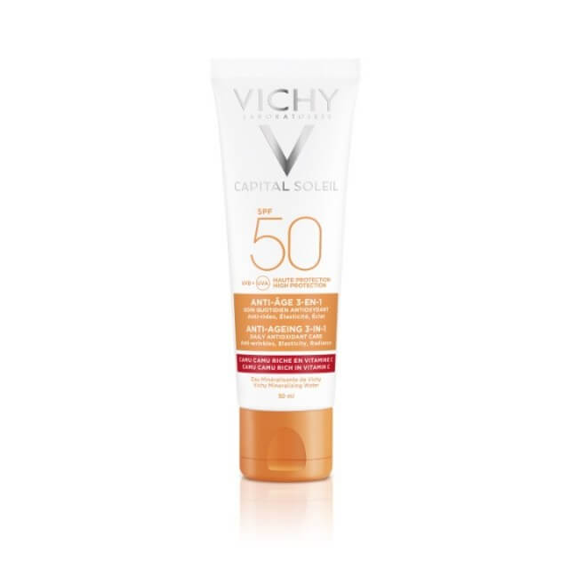 Vichy Capital Soleil Krema za zaštitu od sunca sa anti-age efektom SPF 50 50 ml