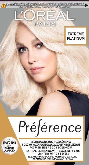 Loreal Preference farba za kosu Ekstremno platinasta