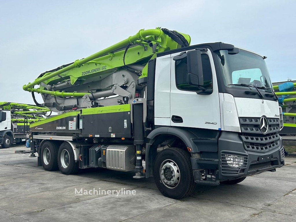 Nova Zoomlion K38X-5RZ na šasiji Mercedes-Benz pumpa za beton