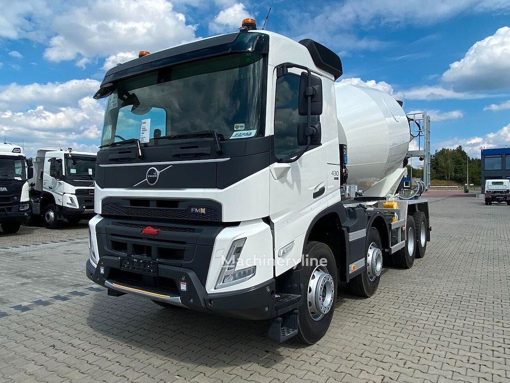 Novi FML na šasiji Volvo FMX 430 - 8 x 4 - 9 m³ kamion s mešalicom za beton