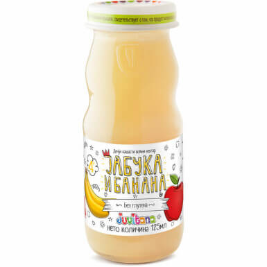 Juvitana kašasti sok od jabuke i banane 125ml