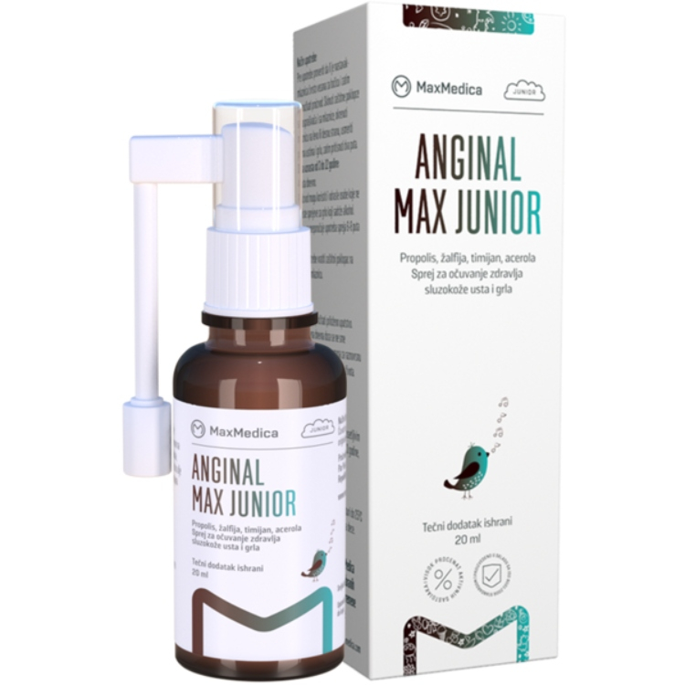 MaxMedica Anginal Max junior sprej za grlo 20ml