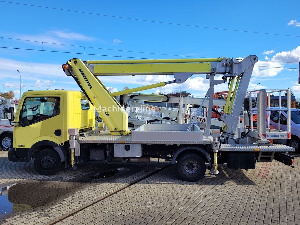 Nissan Cabstar - 20 m Multitel MJ201 zwyżka bucket truck boom lift auto dizalica s korpom