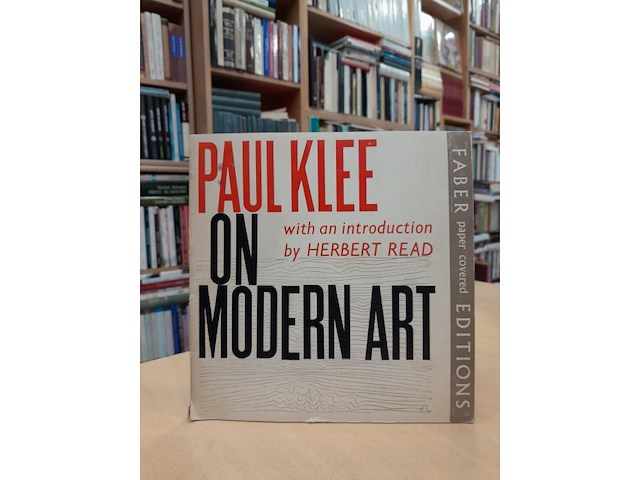 PAUL KLEE ON MODERN ART