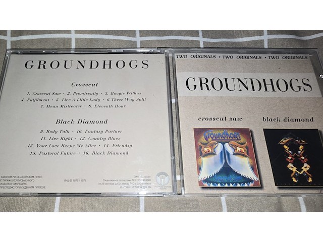 Groundhogs - Crosscut saw + Black diamond