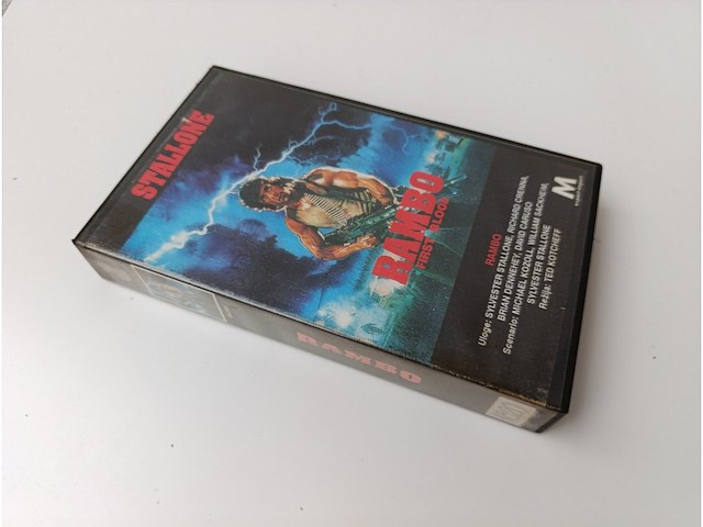 RAMBO - First Blood (1982) VHS omot