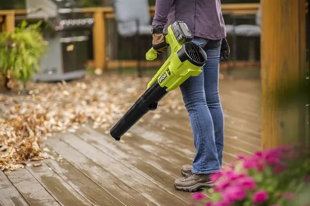 Aku duvač lišća u setu sa punjačem i baterijom 4Ah