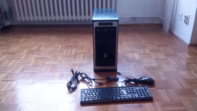 KOMPLET MS KUŠIŠTE + LC POWER NAPAJANJE 550W + DVD RW OPTIKA+USB GENIUS TASTATURA MIŠ Garancija