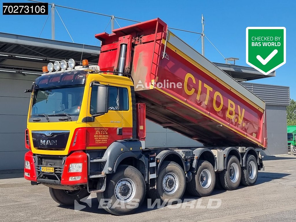 MAN TGS 41.480 10X8 NL-Truck BigAxle 10x8 22m3 Tipper Navi Euro 6 kiper