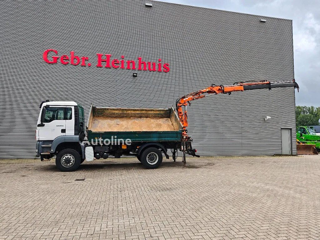 MAN TGS 18.400 4x4 Meiller 3 Seitenkipper Atlas 105.2-A2L kiper