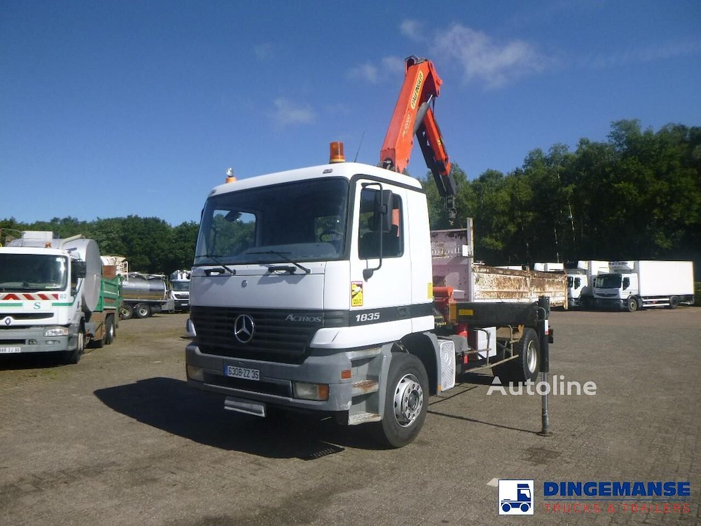 Mercedes-Benz Actros 1835 4x2 tipper + Palfinger PK12000 kiper