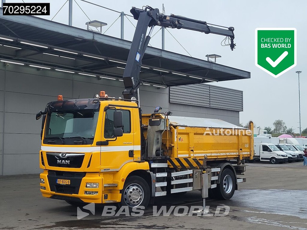 MAN TGM 18.250 TGM 4X2 NL-Truck 10m3 HSW Tipper 13Ton HMF 1300-K2 Cr kiper