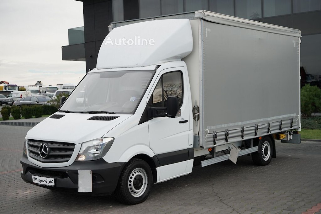 Mercedes-Benz SPRINTER / FIRANKA / PLANDEKA  AUTOMAT / 190 KM / SPROWADZONY  - kamion s zavesom < 3.5t